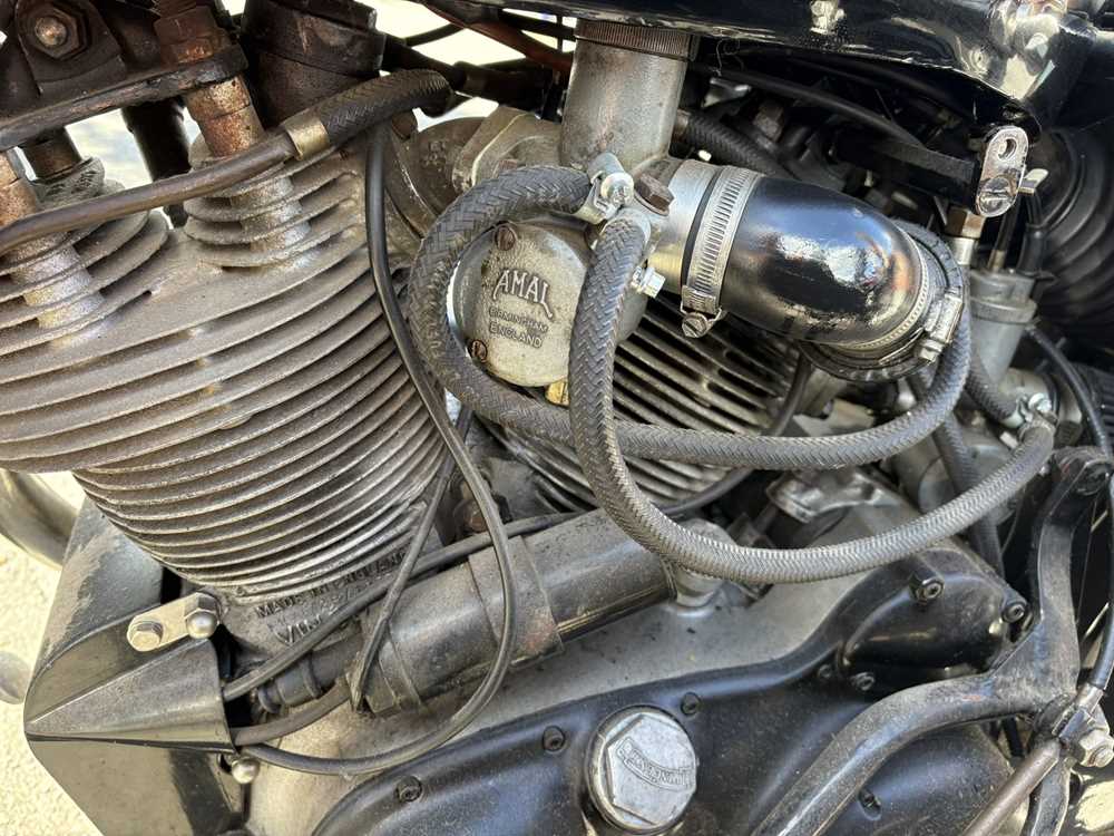 1955 Vincent Black Prince/Watsonian Combination