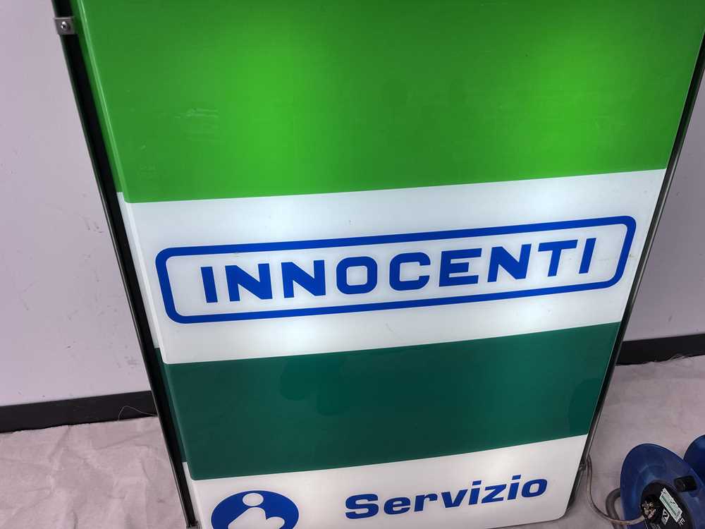 Innocenti double sided light-up sign original
